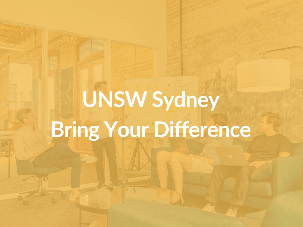 UNSW Sydney | Bring Your Difference - Careers Event