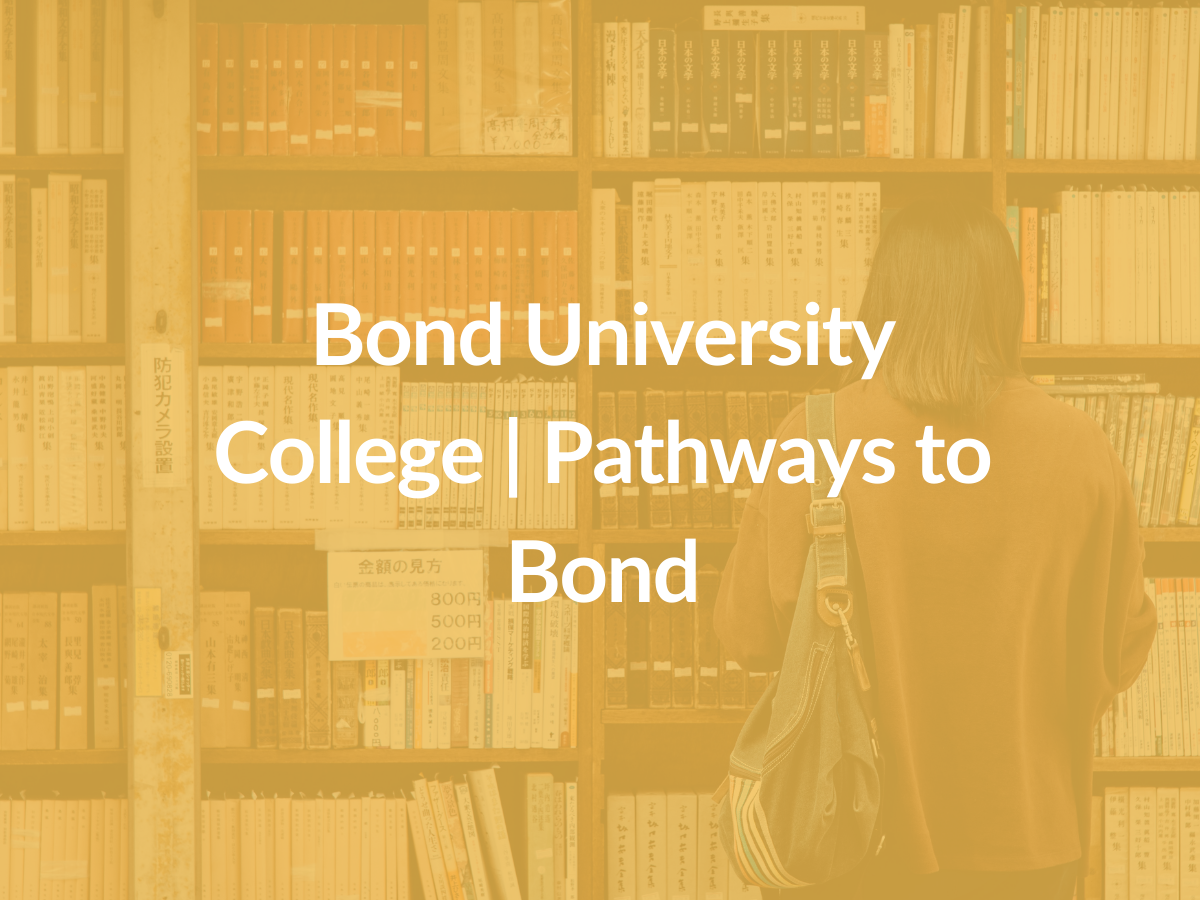 Bond University College | Pathways to Bond - Careers Event