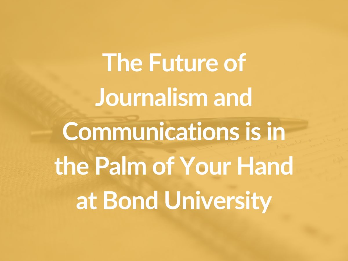The Future of Journalism and Communications is in the Palm of Your Hand ...