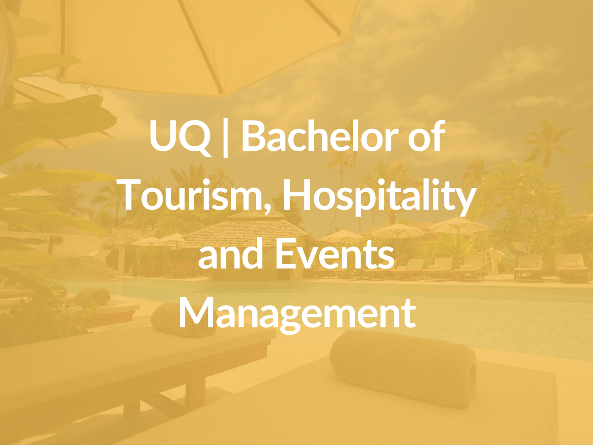 Bachelor of Tourism, Hospitality and Events Management - Careers Event