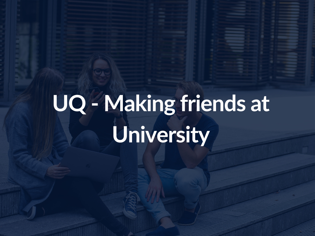 Making friends at University - Careers Event